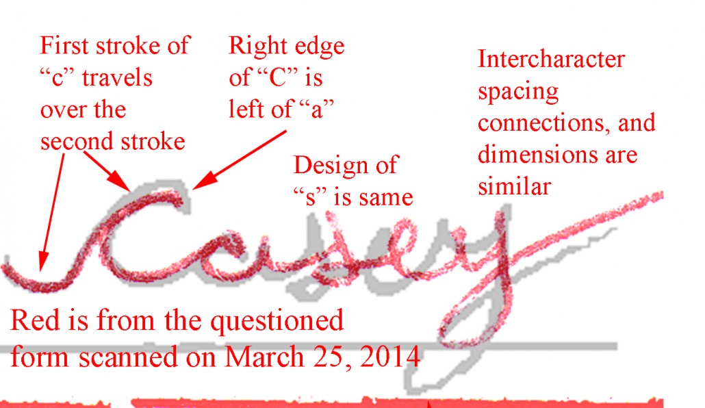 Handwriting Comparison - Q9 Consulting, Inc. Forensic expert witness